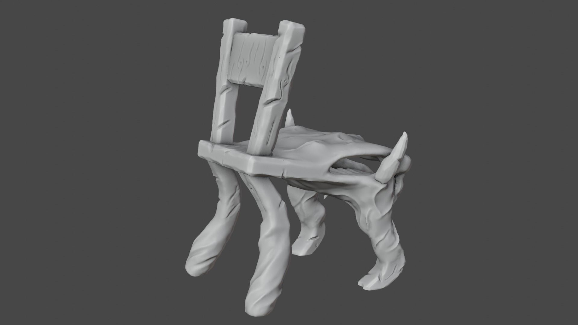 Mimic-chair 3D model 3D printable | CGTrader