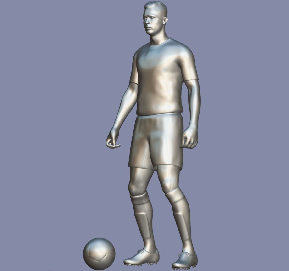 3D model 3D Rigged Cristiano Ronaldo Manchester United VR / AR / low ...