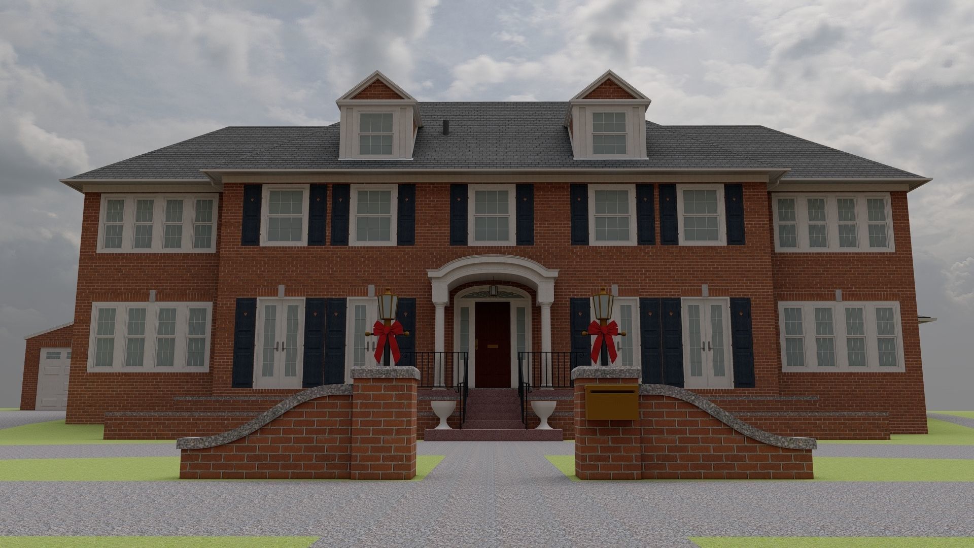 Home Alone House 3D model | CGTrader