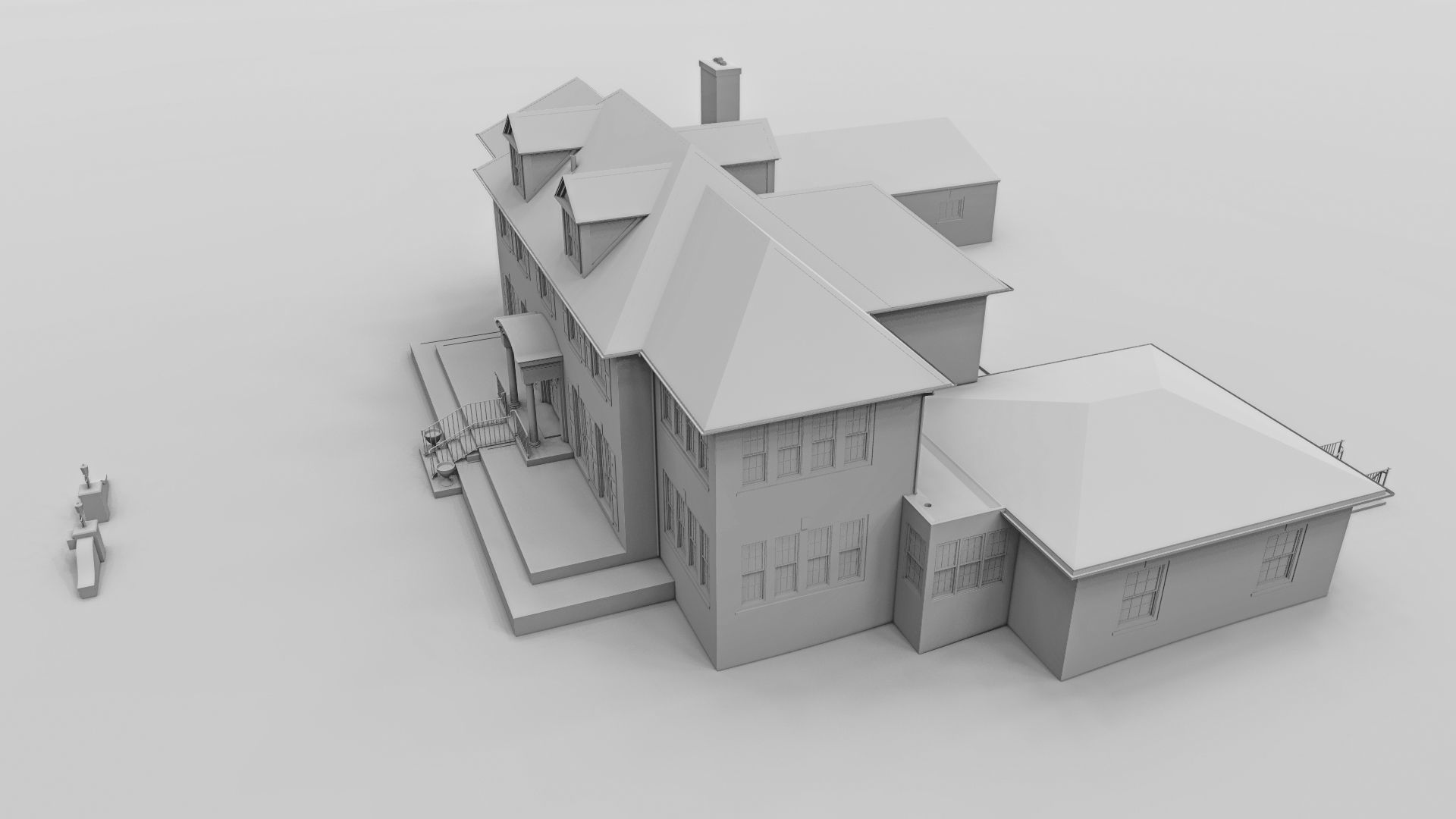 Home Alone House 3D model | CGTrader