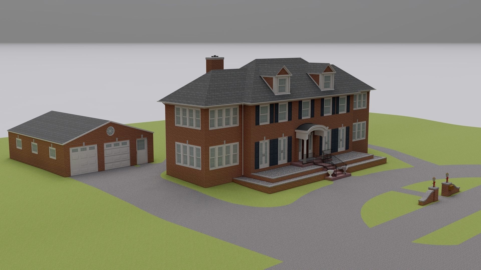 Home Alone House 3D model | CGTrader
