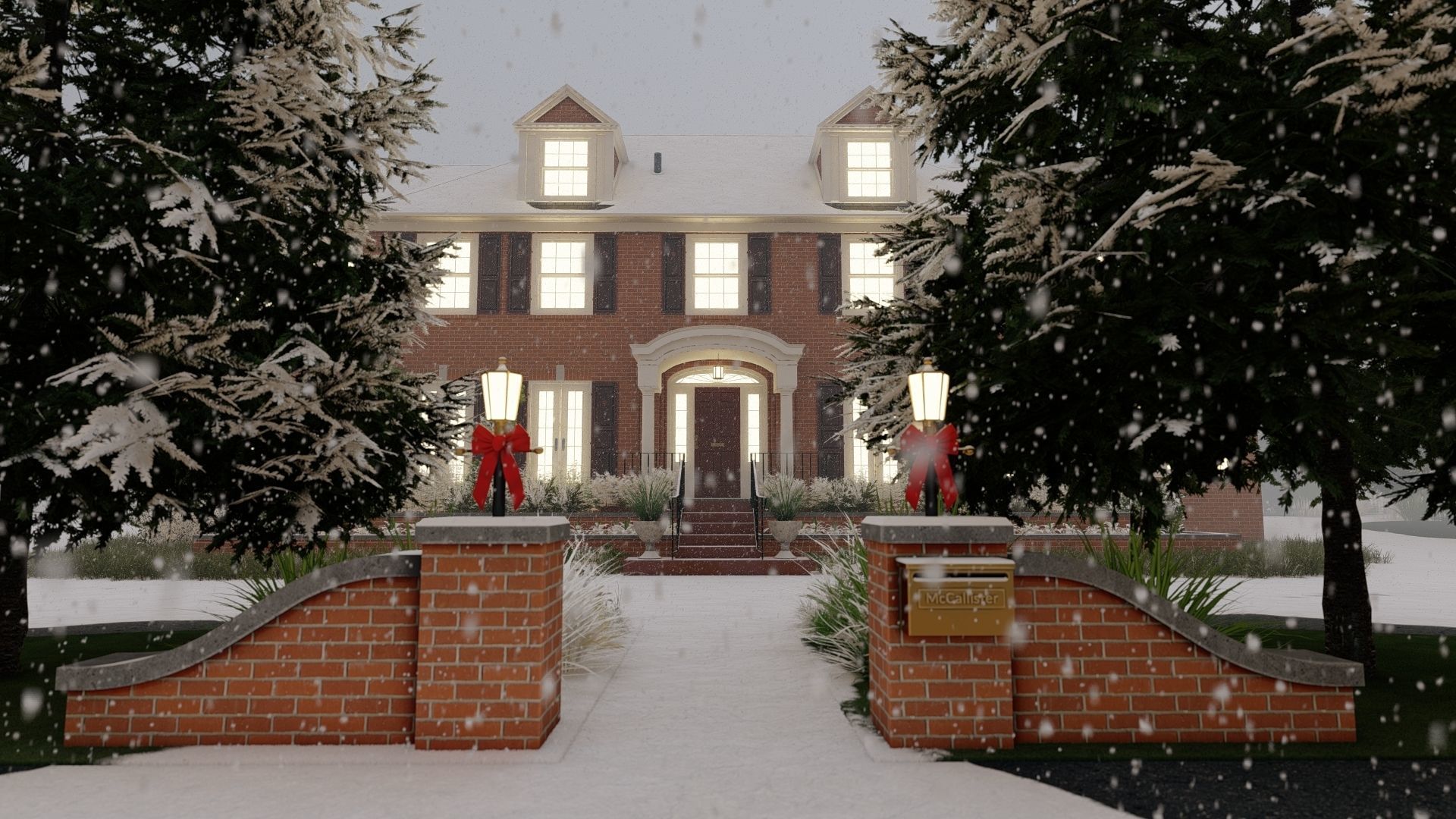 Home Alone House 3D model | CGTrader