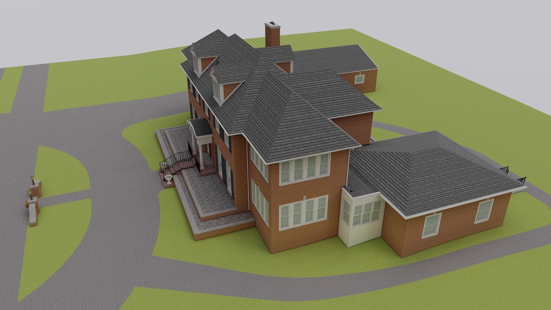 Home Alone House 3D model | CGTrader