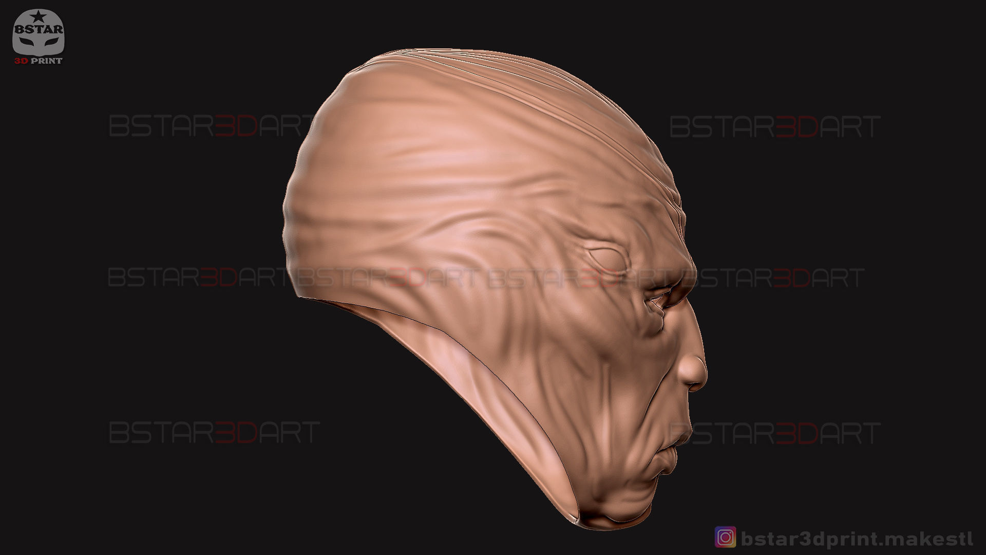 KRO Eternals Mask - Villain Deviants Helmet - Marvel comics 3D model 3D ...