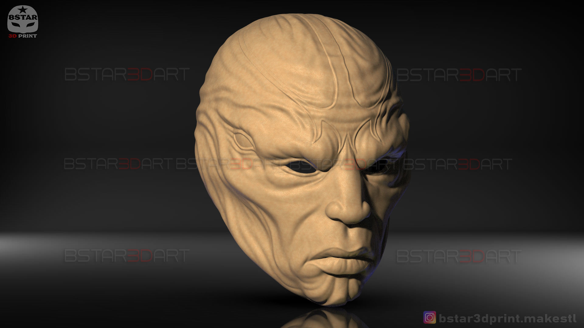 KRO Eternals Mask - Villain Deviants Helmet - Marvel comics 3D model 3D ...