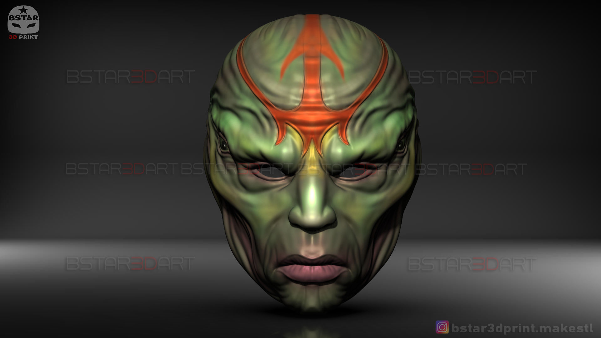 KRO Eternals Mask - Villain Deviants Helmet - Marvel comics 3D model 3D ...