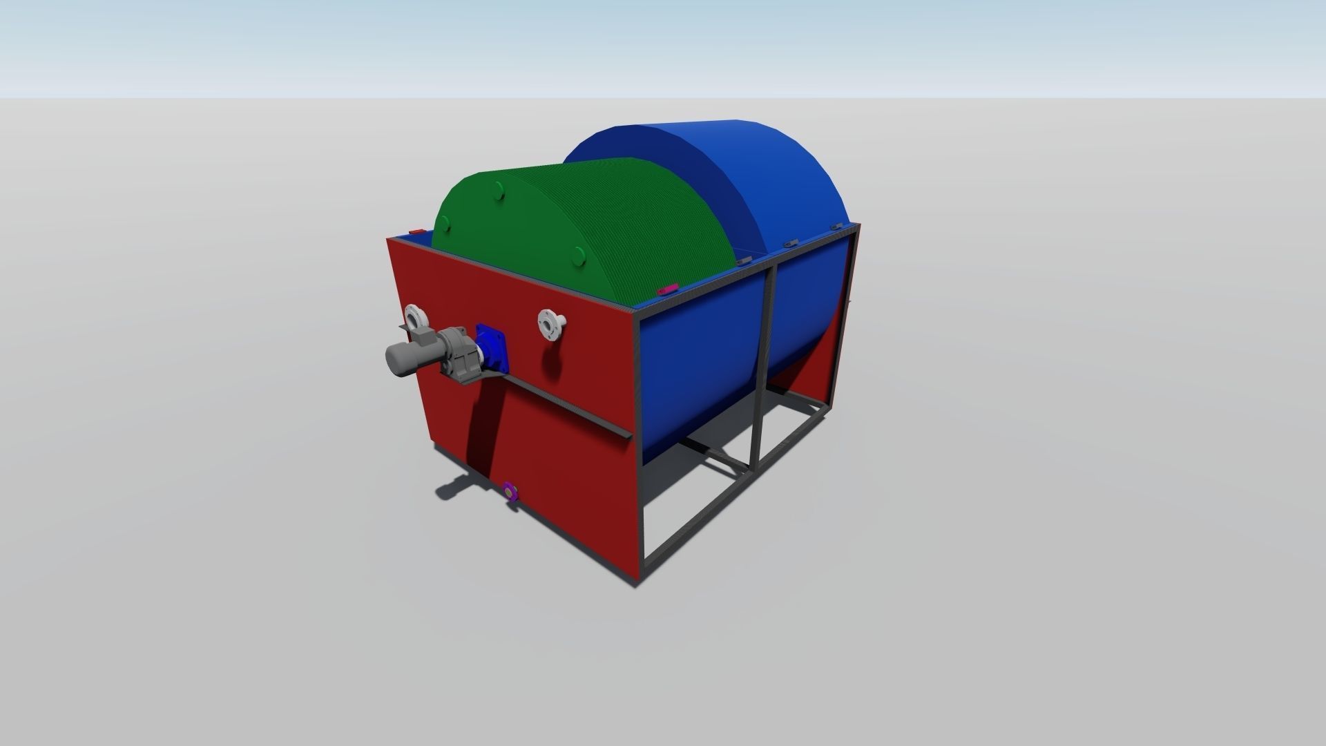 Biodisk plastic recycling machine 3D model 3D printable | CGTrader
