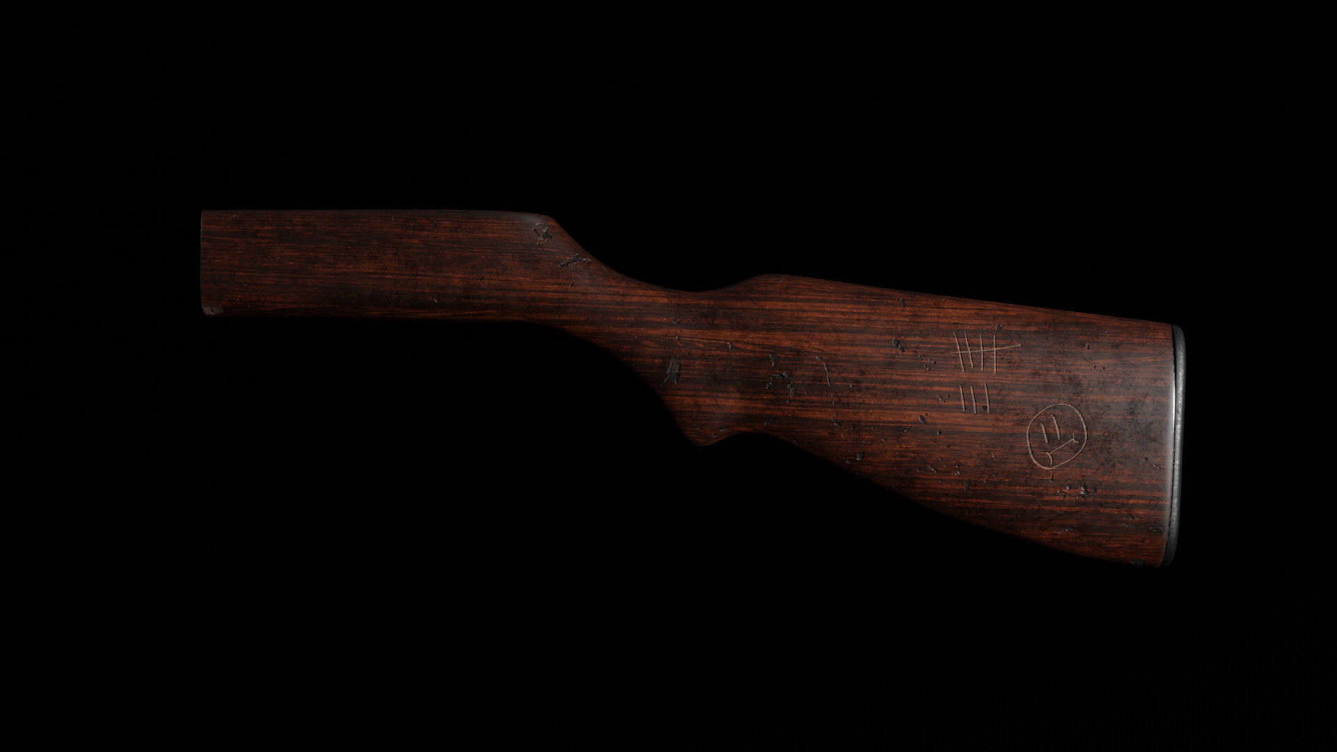 Substance Painter wood gun handle material free VR / AR / low-poly ...