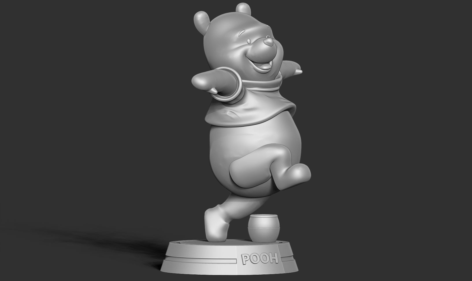 Pooh Bear 3D model 3D printable | CGTrader