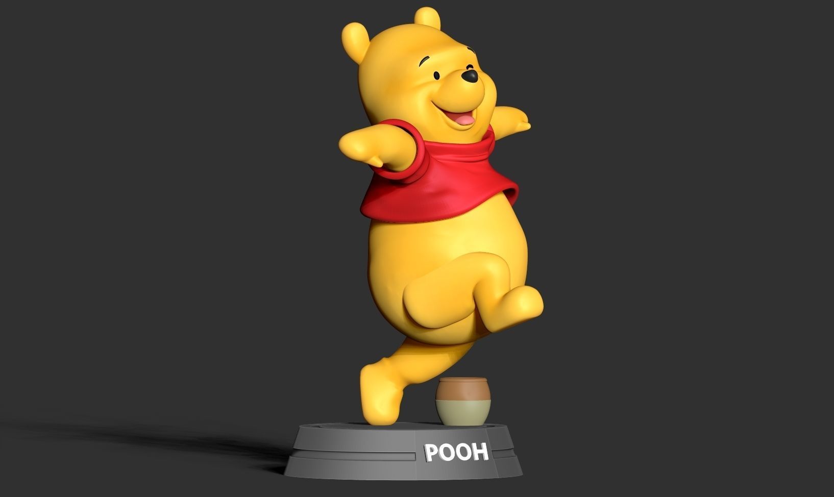 Pooh Bear 3D model 3D printable | CGTrader