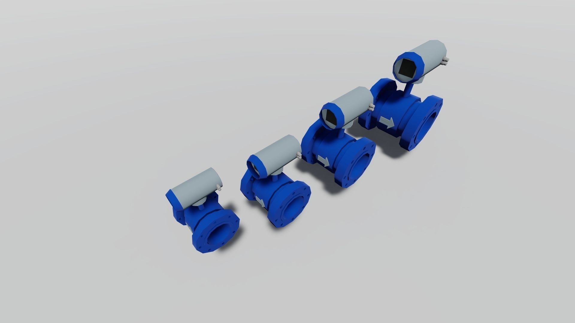 Electromagnetic Flowmeter 3D model 3D printable | CGTrader
