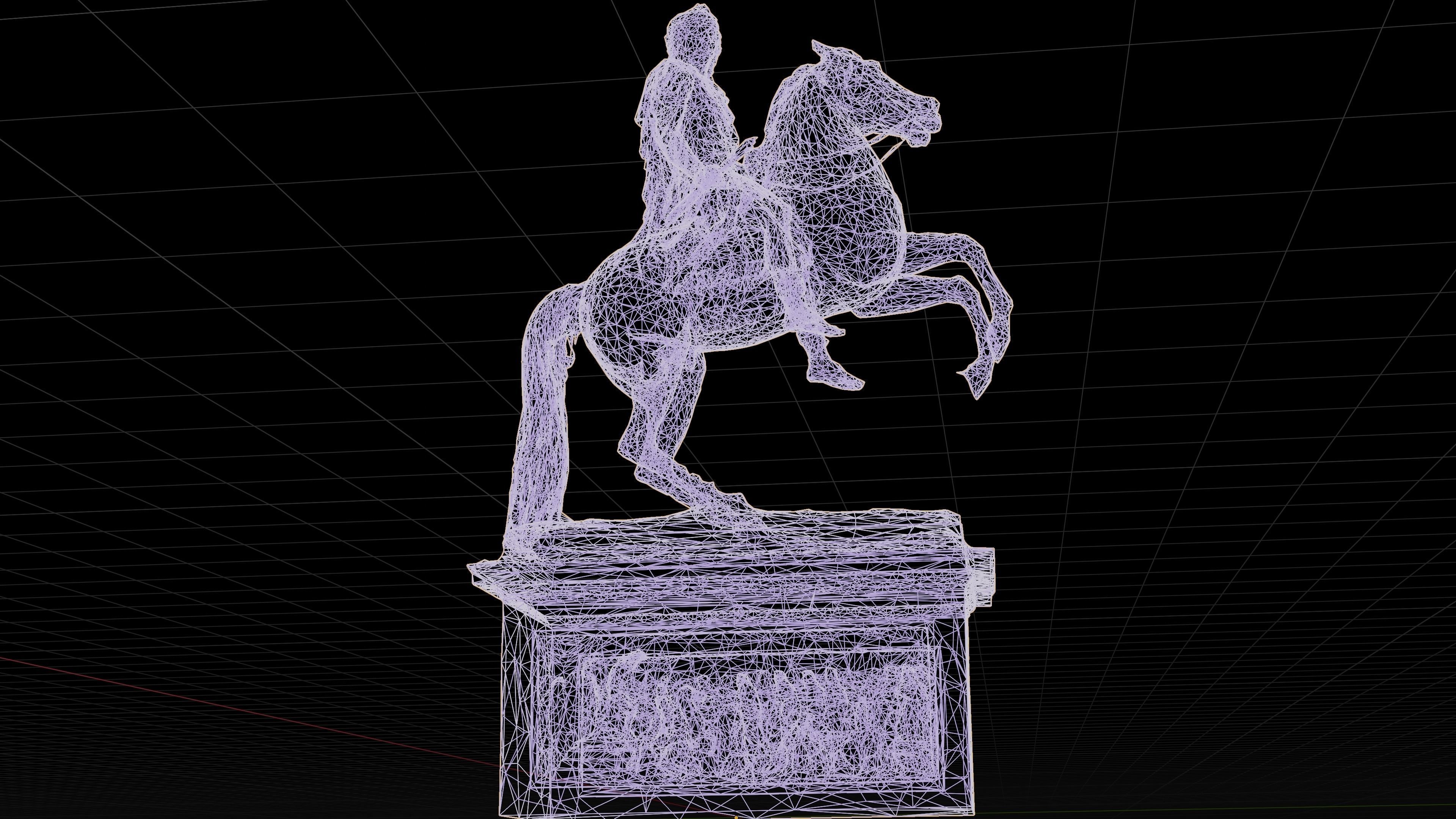 King of France Louis XIV with 2 LOD 3D model | CGTrader