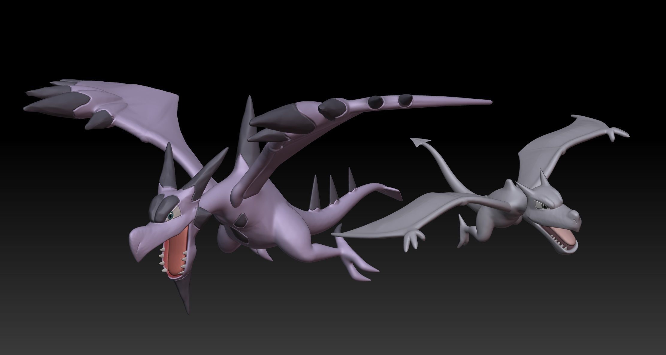Pokemon Aerodactyl Mega Evolution 3D model 3D printable | CGTrader