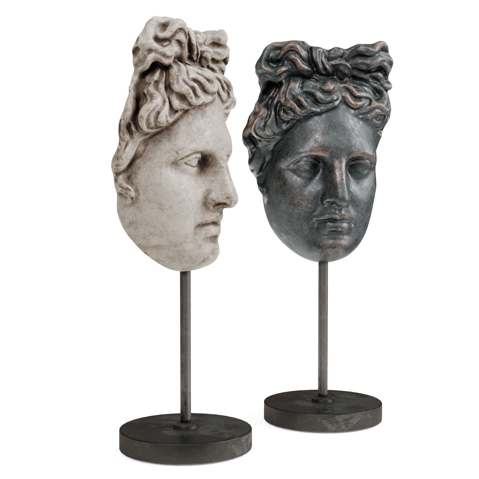 3D model Apollo Belvedere mask VR / AR / low-poly | CGTrader