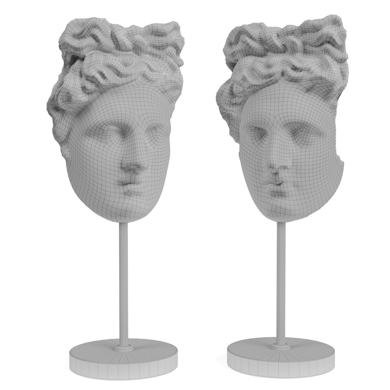 3D model Apollo Belvedere mask VR / AR / low-poly | CGTrader
