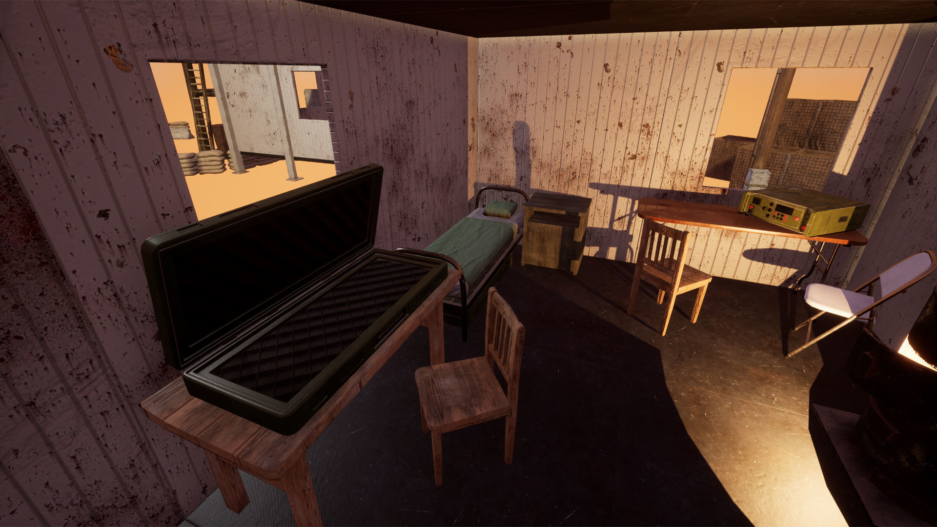 3D model Modular military base with props VR / AR / low-poly | CGTrader