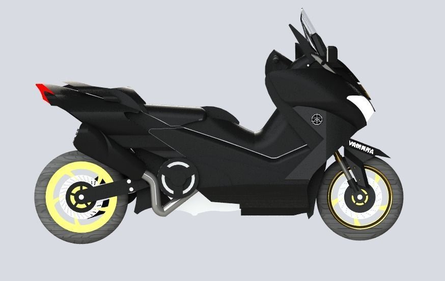 Yamaha Tmax 560 3D model | CGTrader