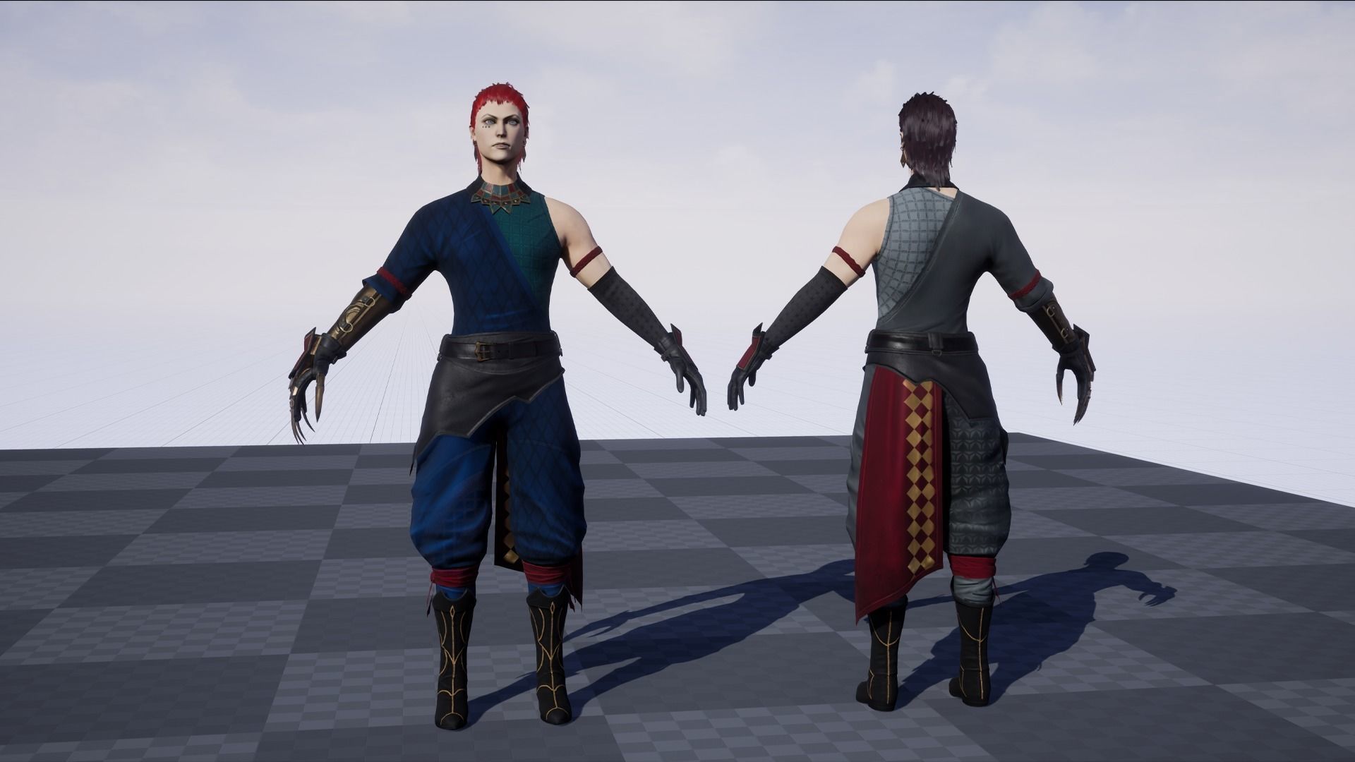 3D model Game ready Jester VR / AR / low-poly rigged animated | CGTrader