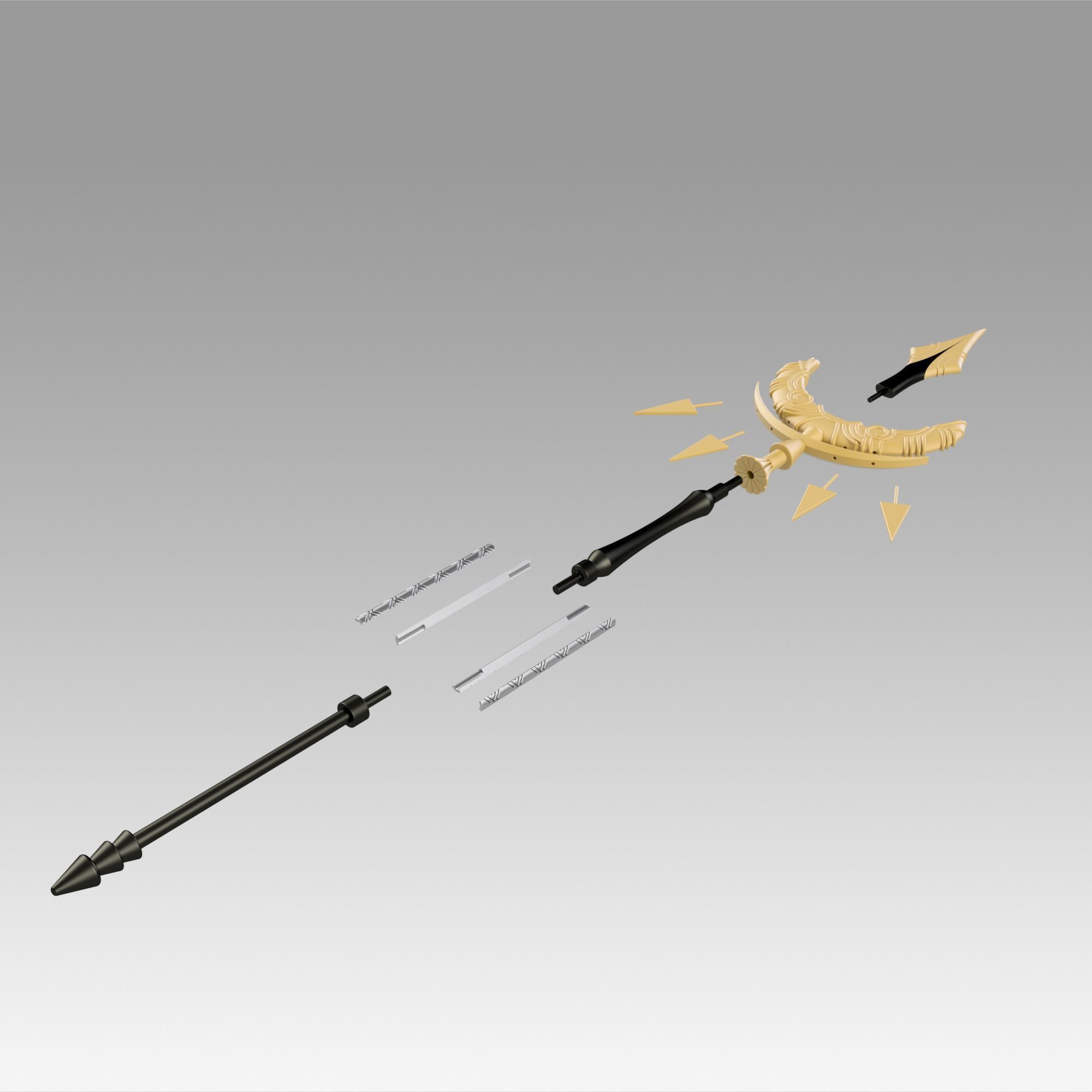 Final Fantasy Spectral Necromancer Cosplay Weapon Prop 3D model 3D ...