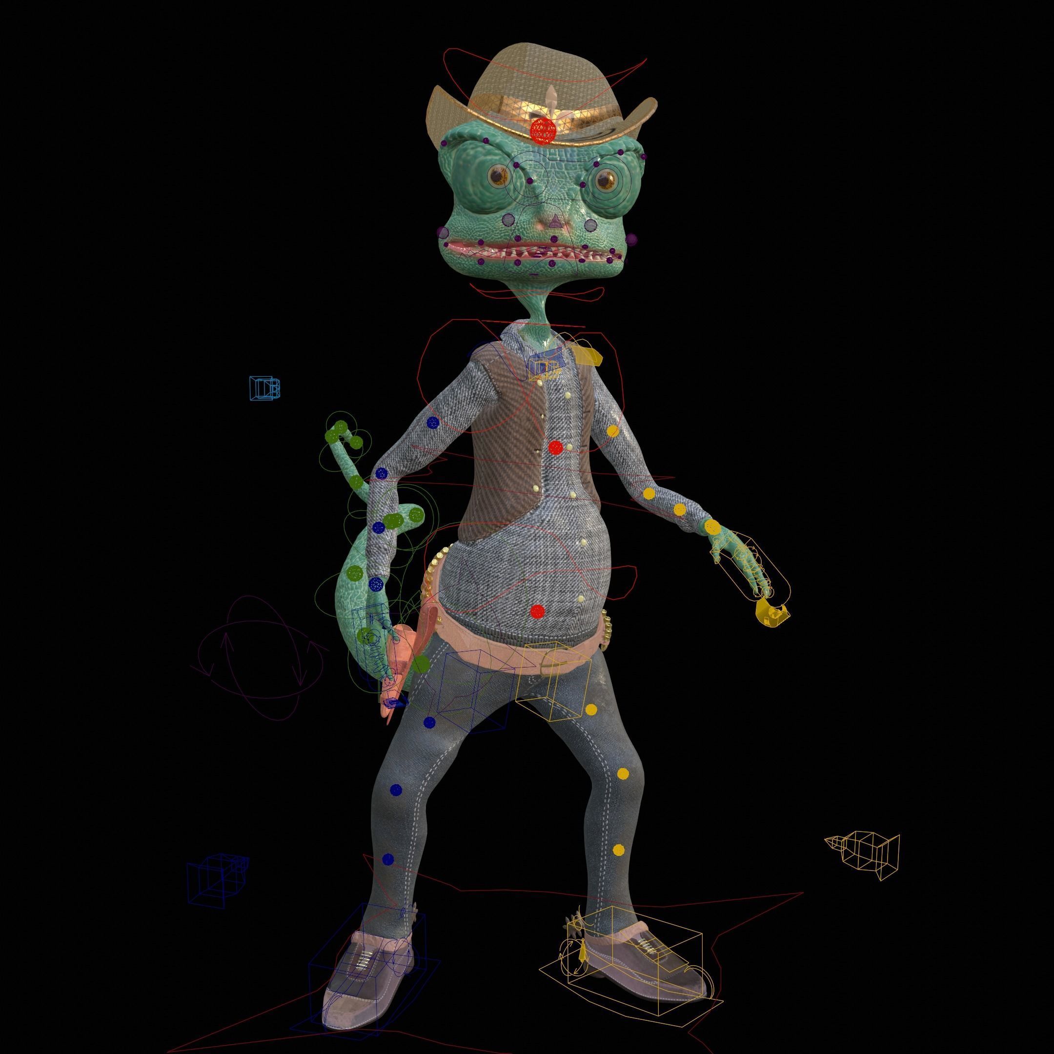 3D model 3D Model Of Rango VR / AR / low-poly | CGTrader
