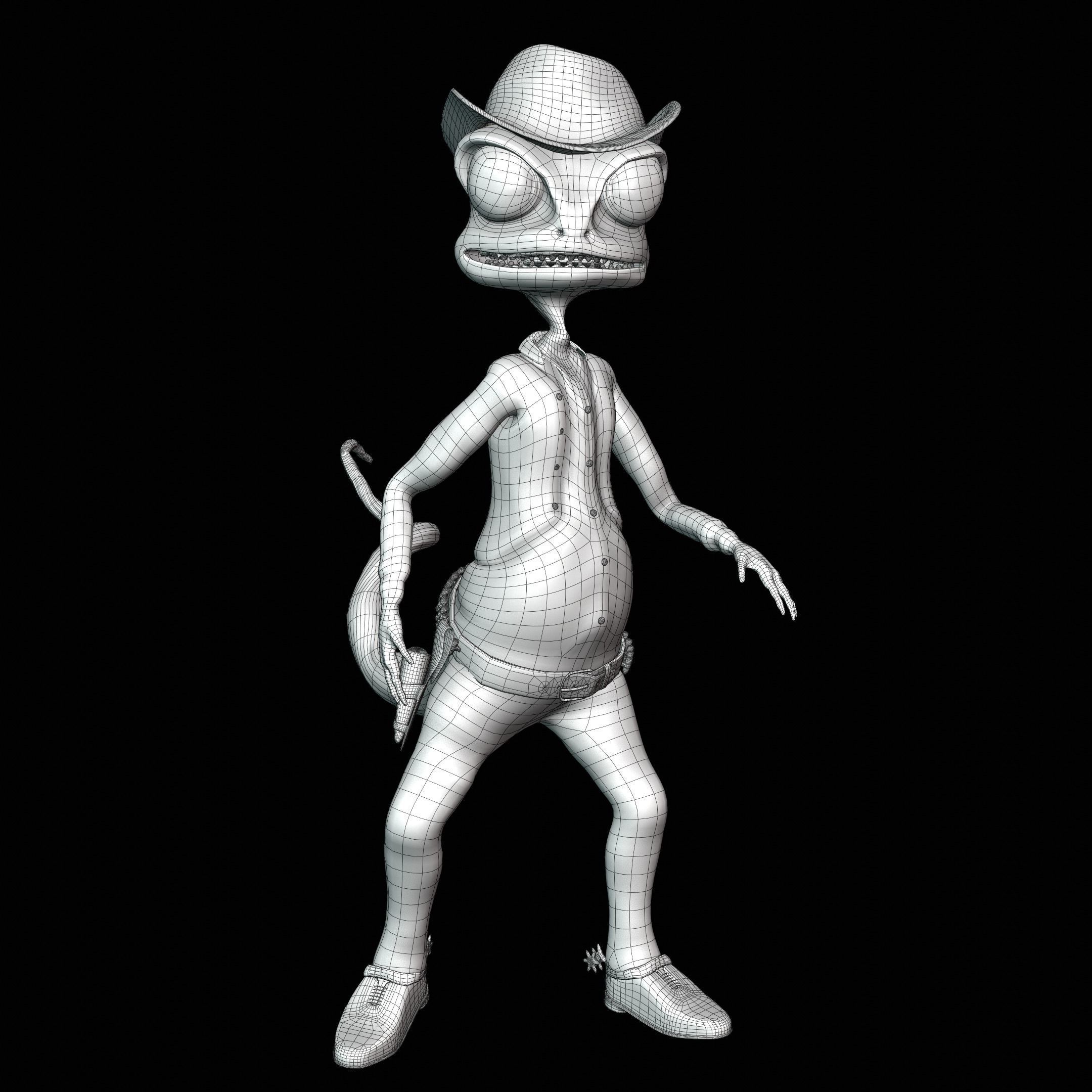 3D model 3D Model Of Rango VR / AR / low-poly | CGTrader