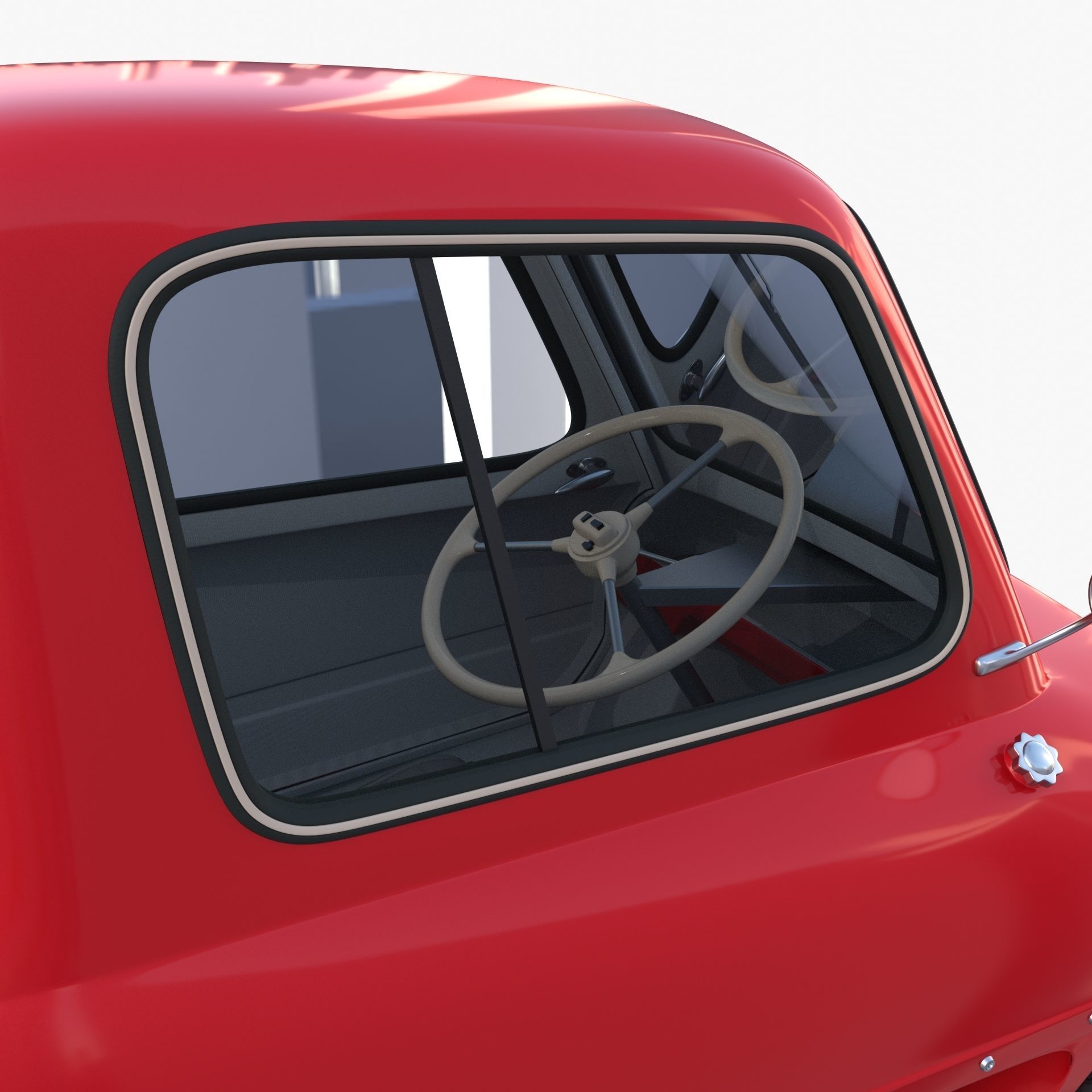 Peel P50 Red with interior and chassis 3D model | CGTrader