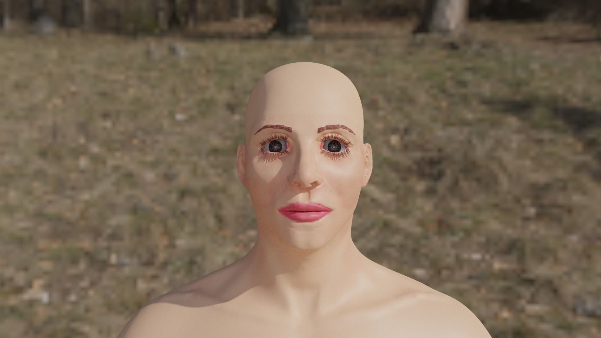 Realistic black eye 3D model | CGTrader