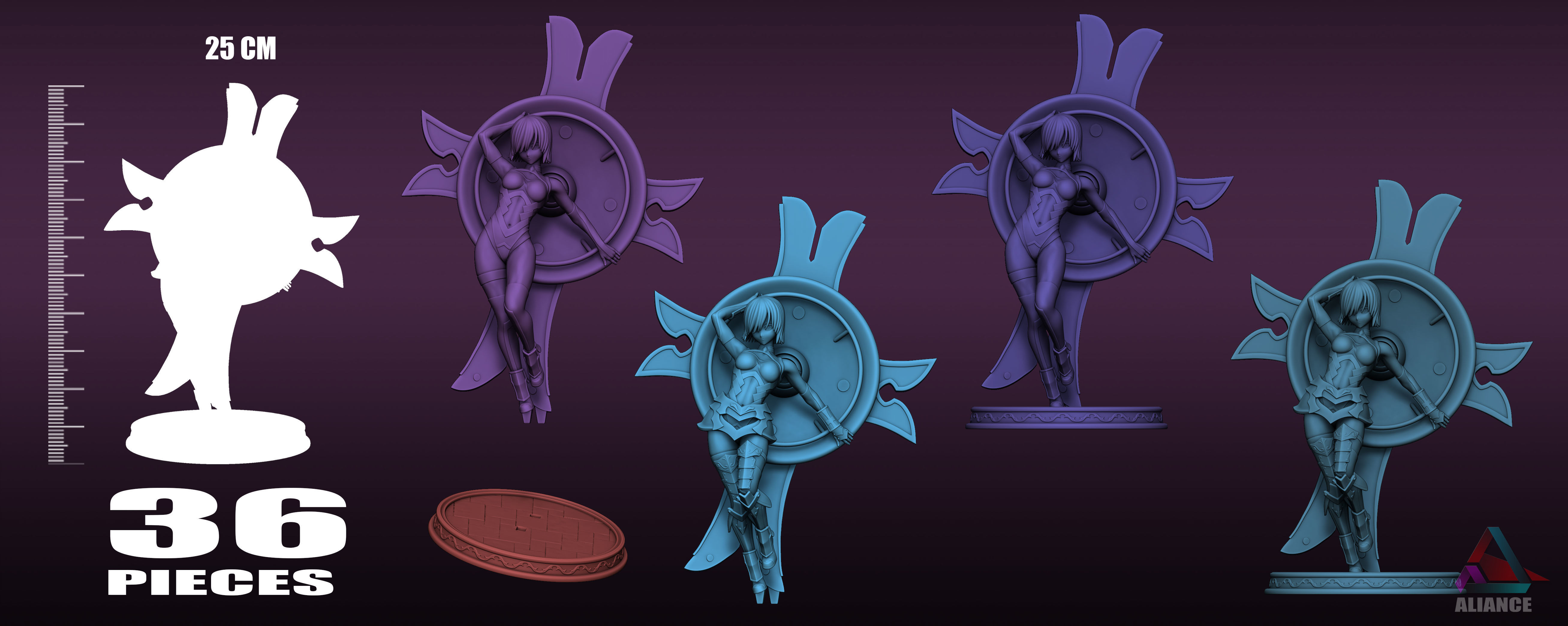Mashu - Fate Grand Order 3D model 3D printable | CGTrader