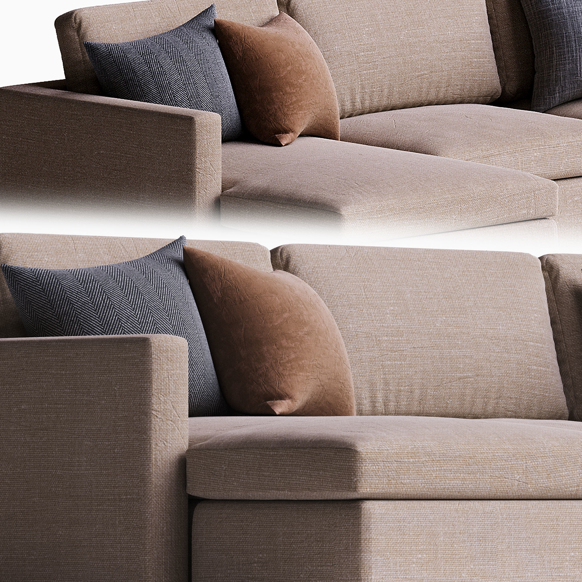 Corner sofa Toronto Xoff 3D model | CGTrader
