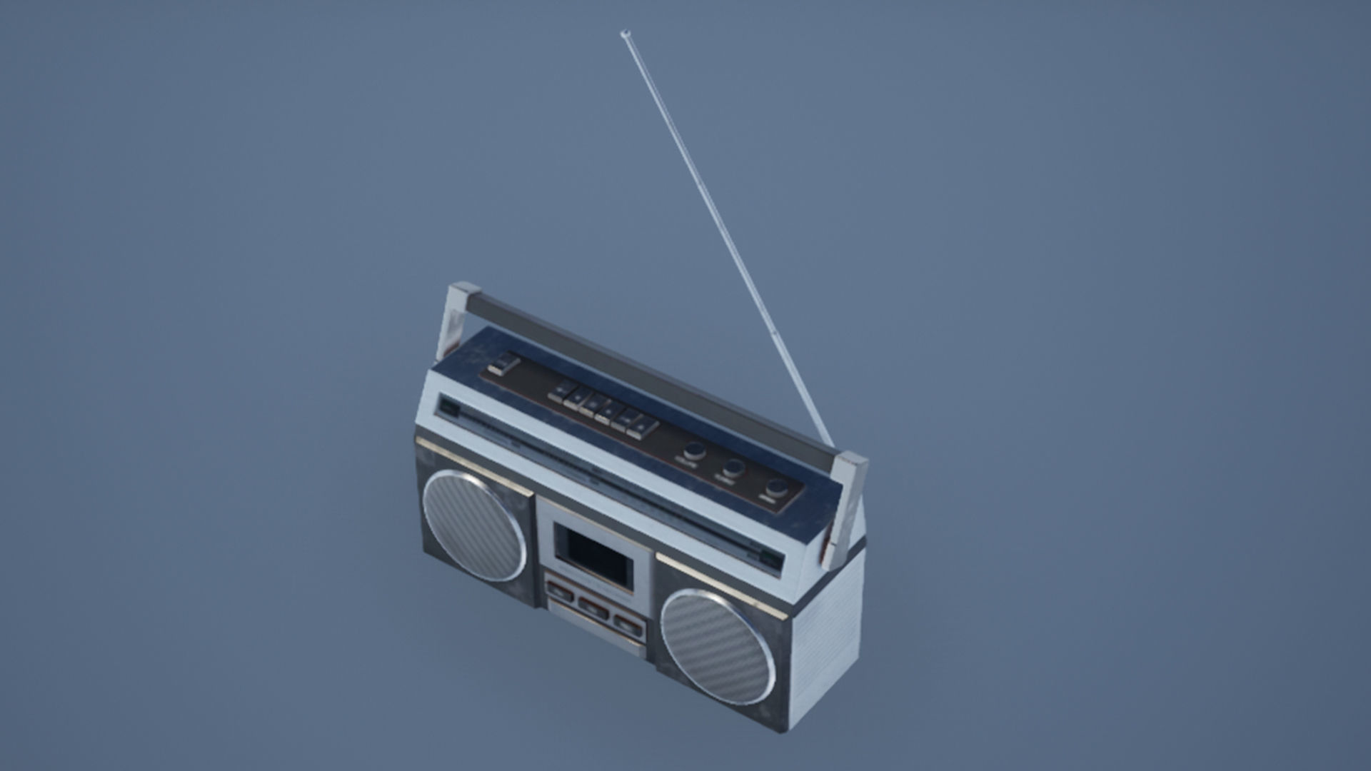 3D model Boombox old radio VR / AR / low-poly | CGTrader