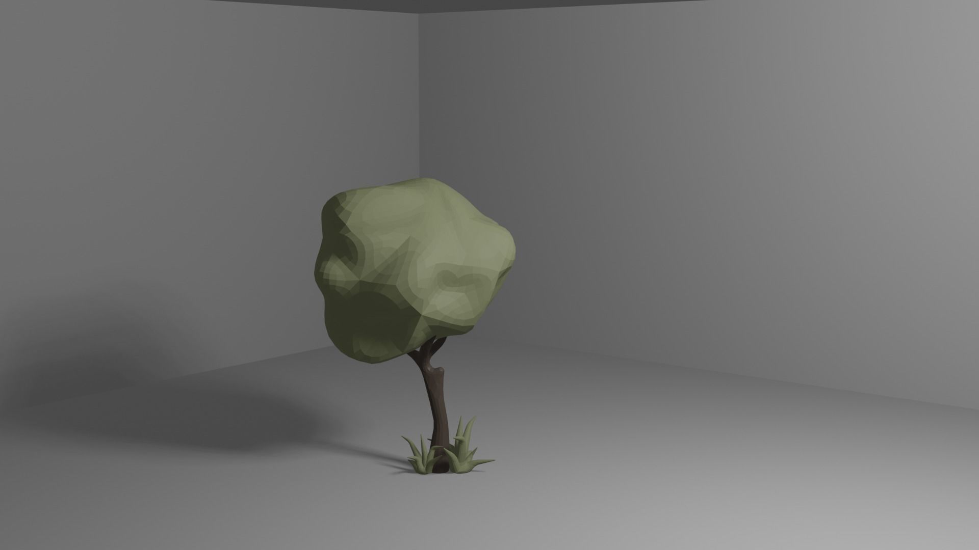 Tree - Plant low-poly 3D model free free VR / AR / low-poly 3D model ...