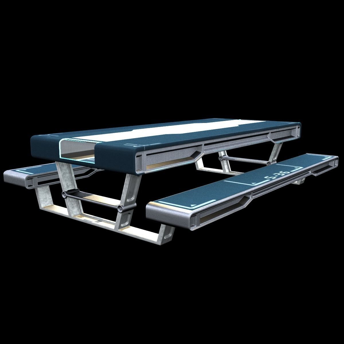 3D model Futuristic Table 2 VR / AR / low-poly | CGTrader