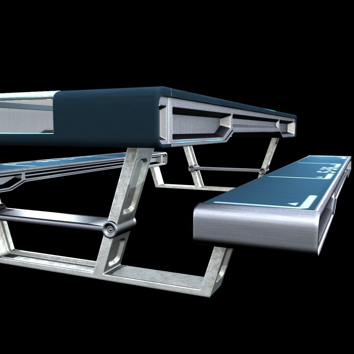 3D model Futuristic Table 2 VR / AR / low-poly | CGTrader