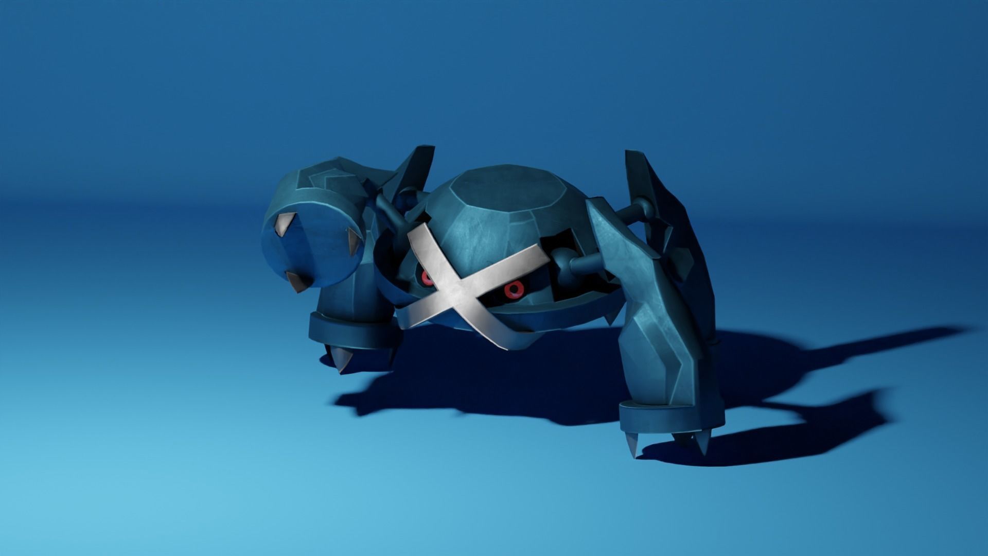 3D model Metagross robot VR / AR / low-poly rigged animated | CGTrader