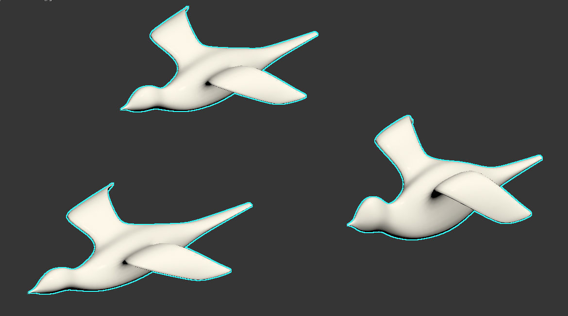 BIRDS ceiling DECORATION 3D model | CGTrader