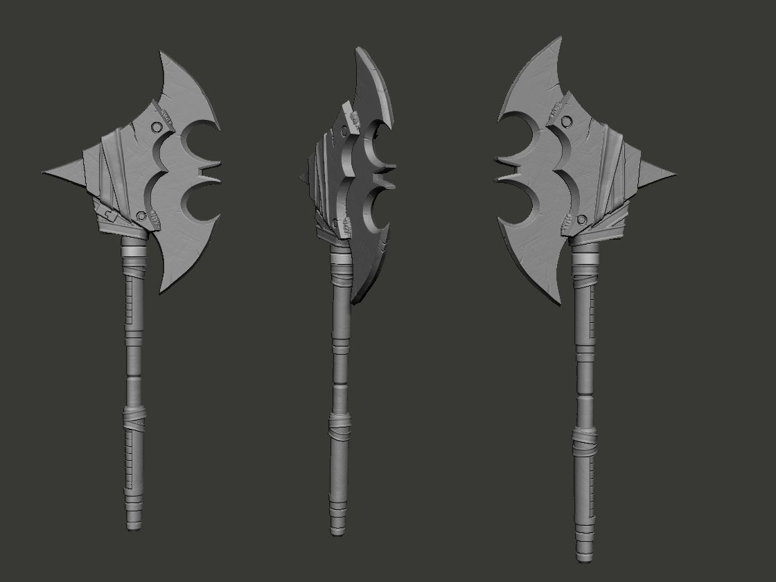 BATMAN ZERO Fortnite Batarang Pickaxe STL 3D model 3D printable | CGTrader