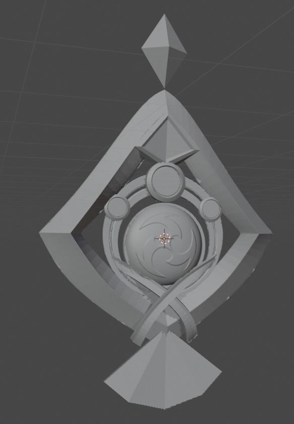 Yae Miko Vision Genshin Impact 3D model 3D printable | CGTrader