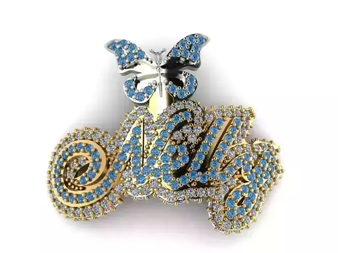 Nelly pendant 336 3D model 3D printable | CGTrader