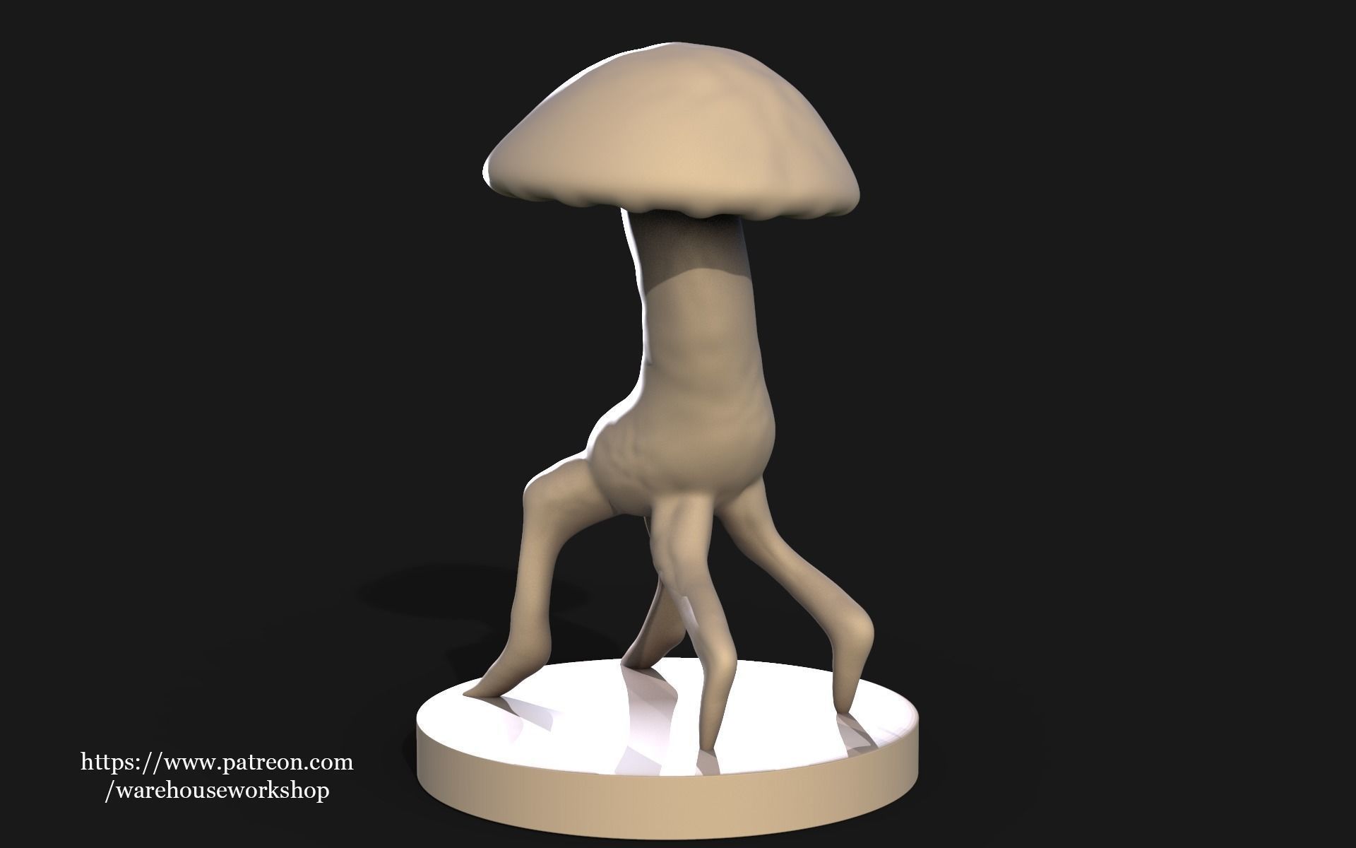 Mushroom free 3D model 3D printable | CGTrader