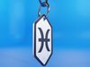 Pisces pendant key ring 3D model 3D printable | CGTrader