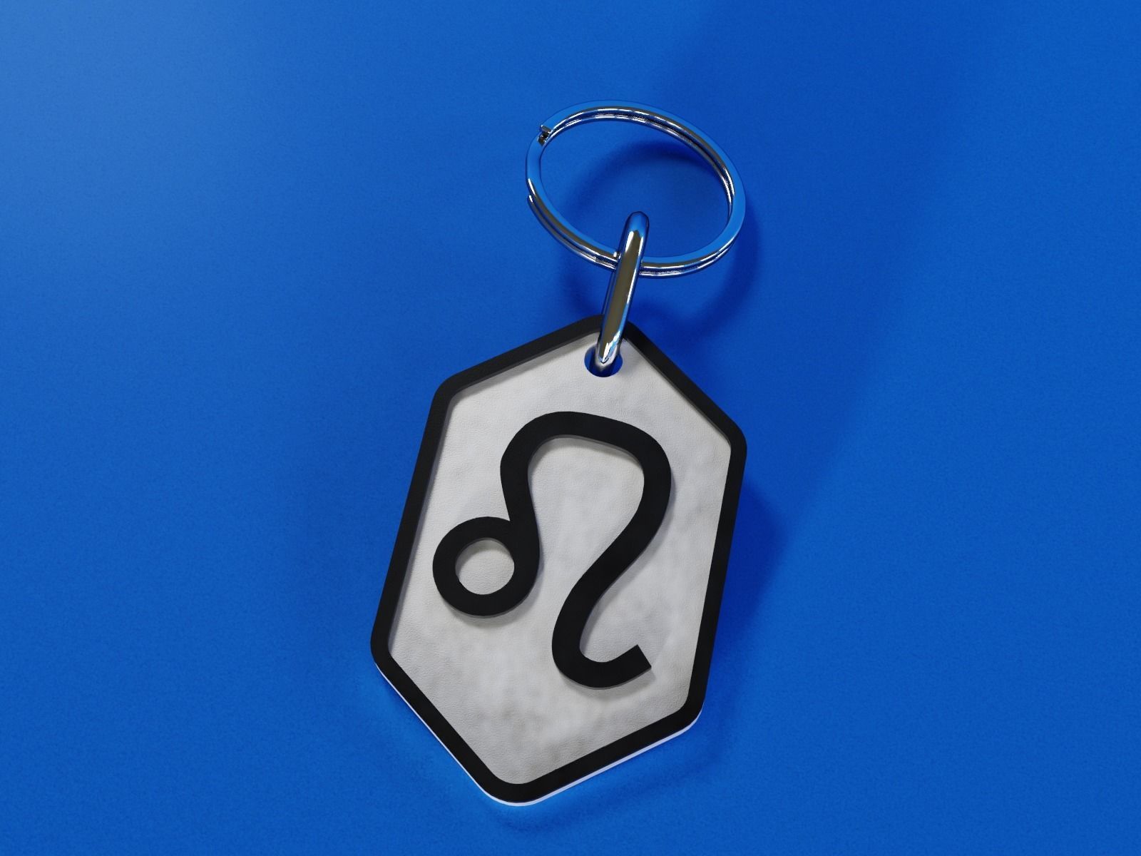 Leo pendant key ring 3D model 3D printable | CGTrader