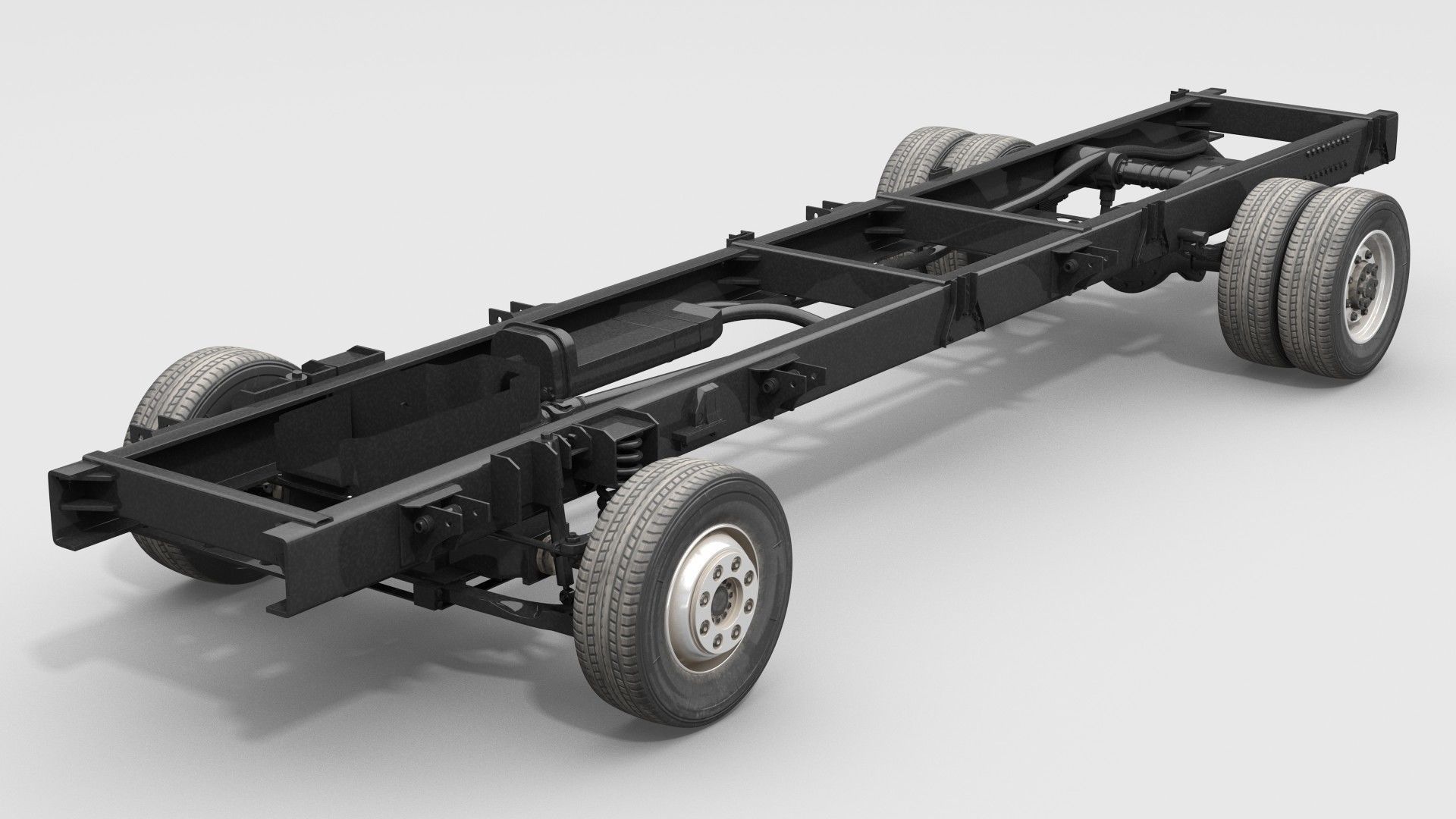 Truck Chassis 2x4 3D model | CGTrader