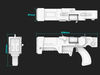 Institute Laser Pistol Fallout 3D model 3D printable | CGTrader