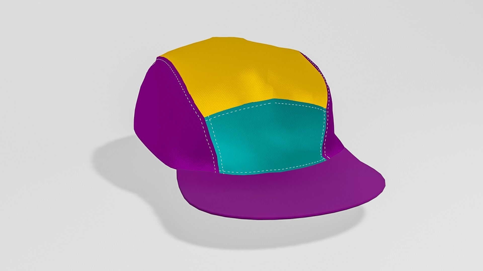 FIVE PANEL HAT - FIVE PANEL CAP 3D model | CGTrader
