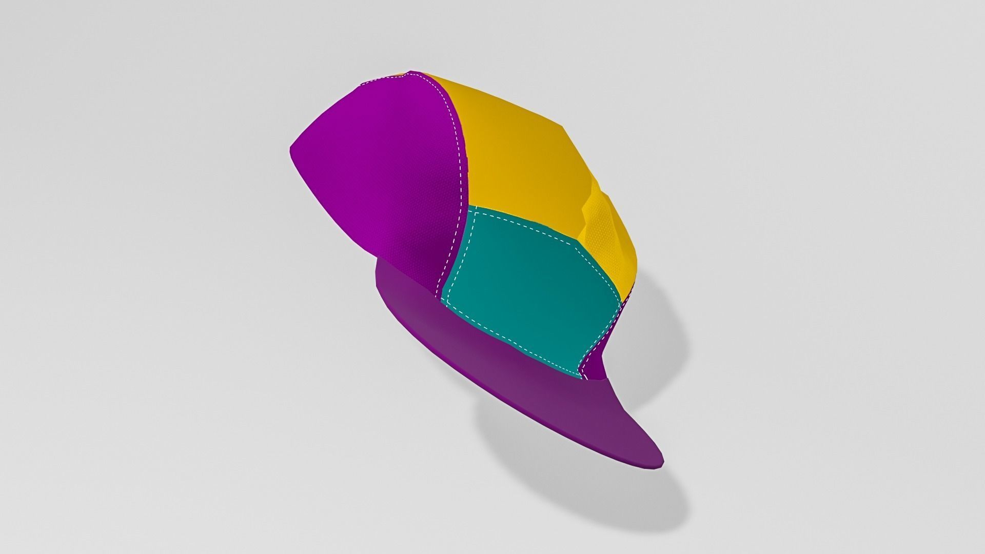 FIVE PANEL HAT - FIVE PANEL CAP 3D model | CGTrader