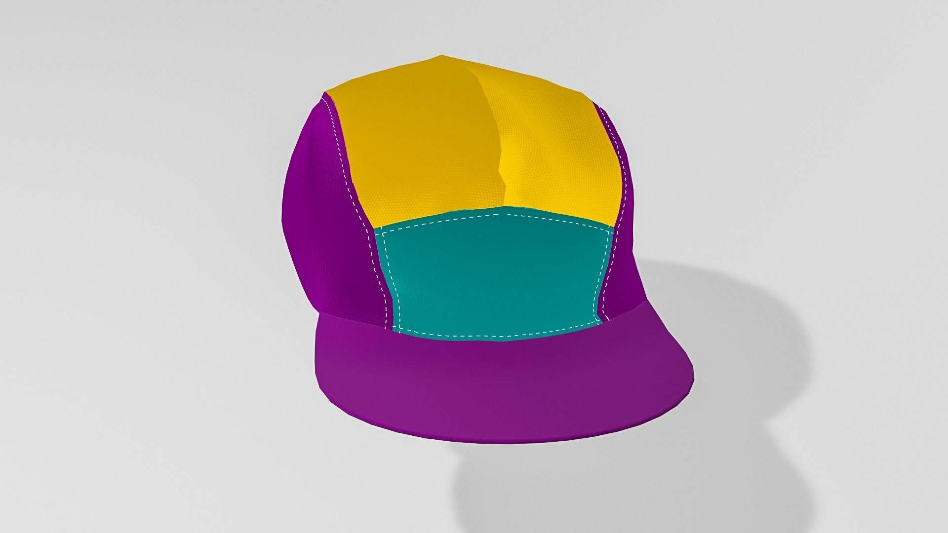 FIVE PANEL HAT - FIVE PANEL CAP 3D model | CGTrader