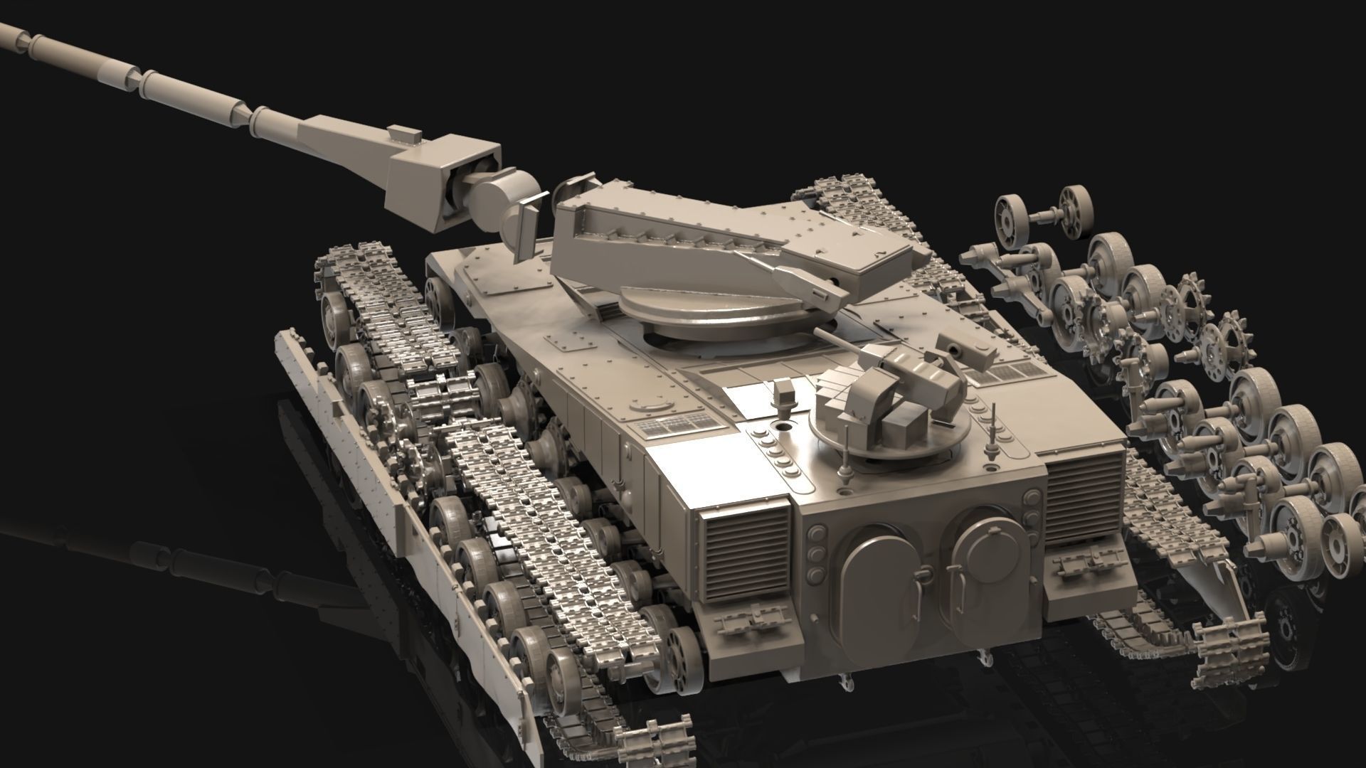 Object 490 1 35 SCALE 3D print model 3D model 3D printable | CGTrader