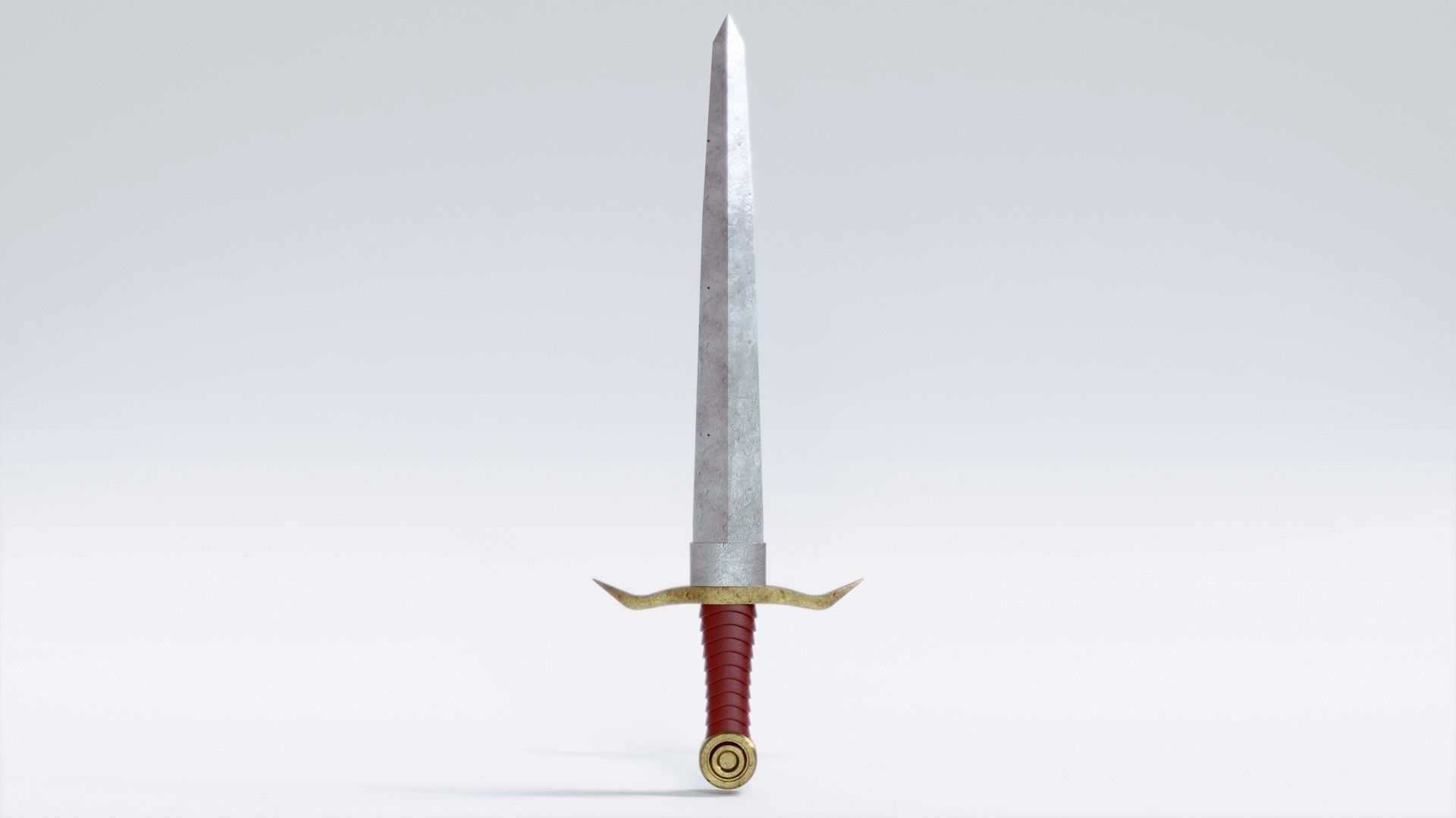 3D model Low Poly Battle Sword - Blender Cycles Render VR / AR / low ...