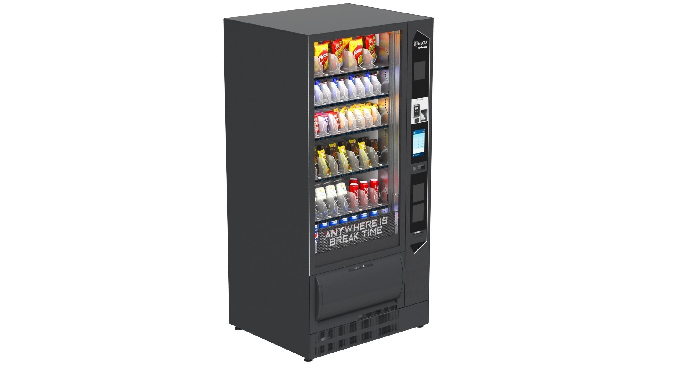 Necta Orchestra Touch Vending Machine 3D model | CGTrader