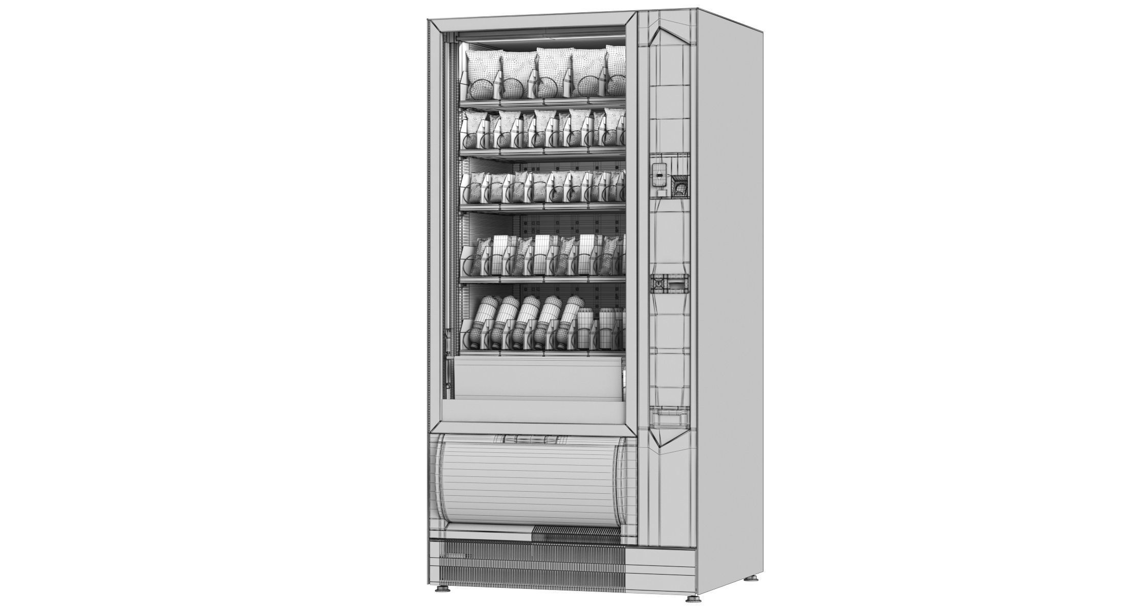 Necta Orchestra Touch Vending Machine 3D model | CGTrader